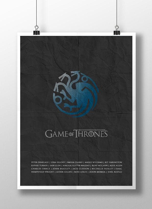 20+ Awesome Minimalist TV Posters That Prove Less is More