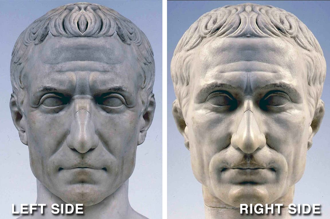 What Historical Figures Look Like When Half Of Their Face Is Mirrored