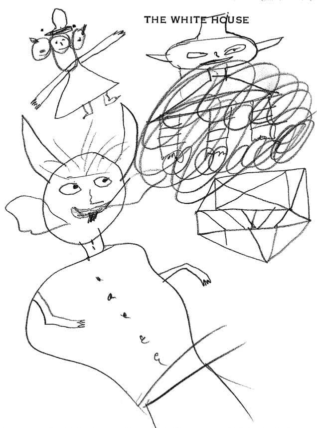 14 Doodles From The Oval Office | Presidential Drawings