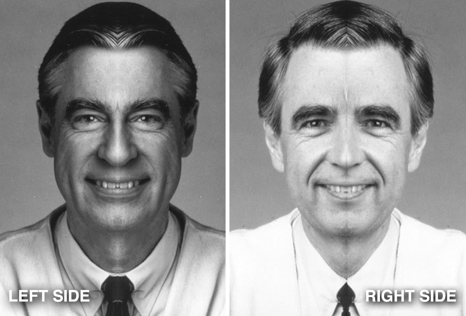 What Historical Figures Look Like When Half Of Their Face Is Mirrored