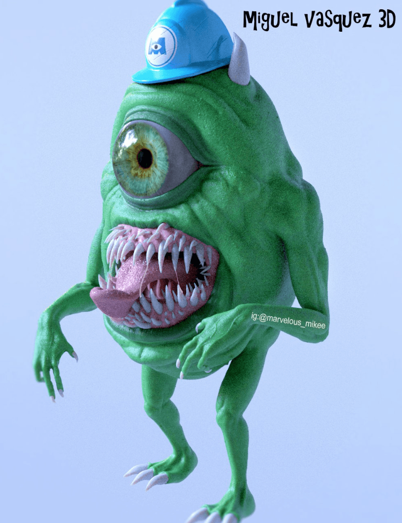 Miguel Vasquez’s Scary Versions Of Cartoon Characters