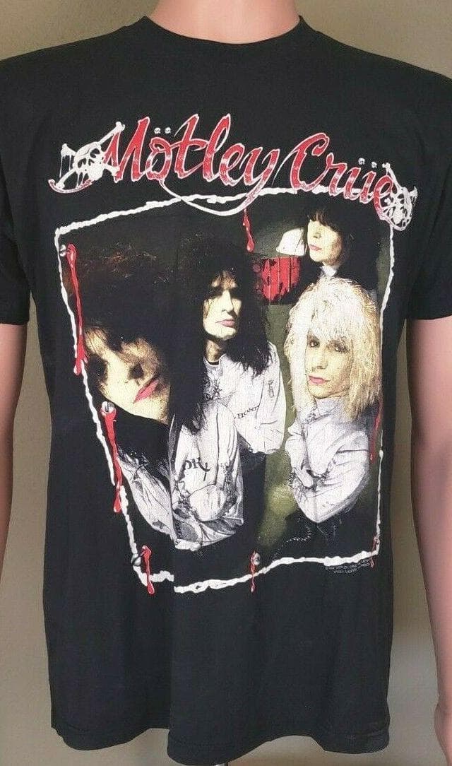 Rock Band T-Shirts From The 1980s