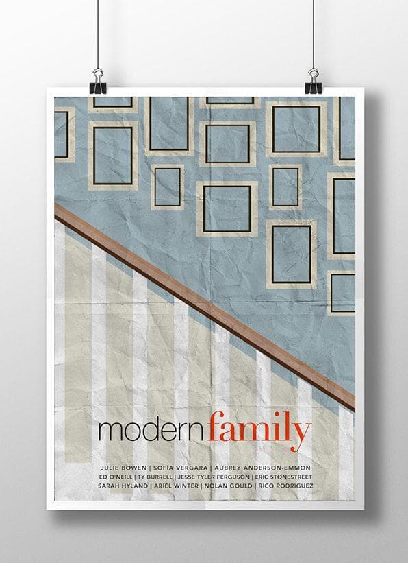 20+ Awesome Minimalist TV Posters That Prove Less is More