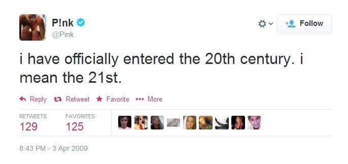 Pop Stars' Very First Tweets