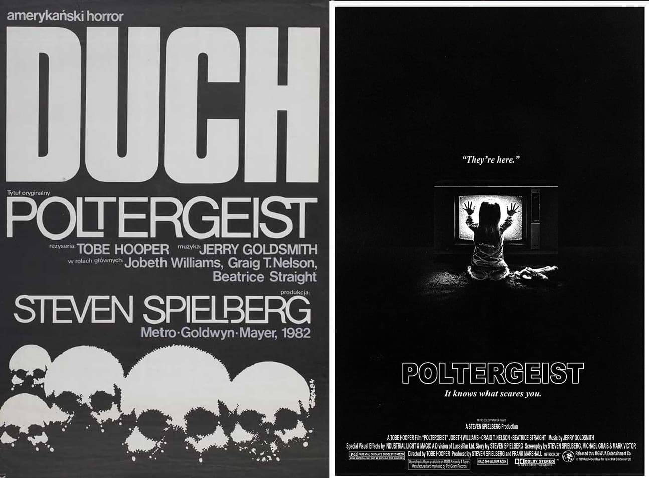 Polish Horror Movie Posters Vs. Their American Counterparts
