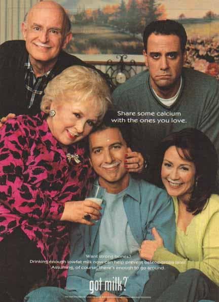 List of Celebrities in Got Milk Ads