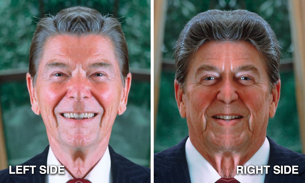 What American Presidents Look Like When Their Faces Are Mirrored