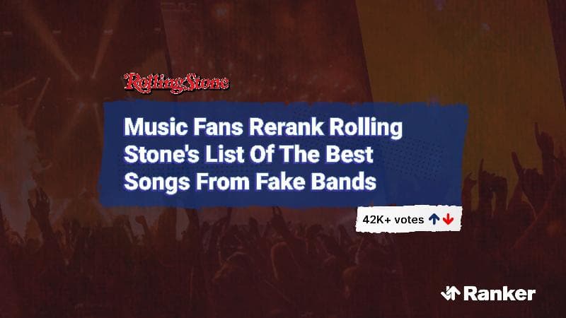 Music Fans Rerank Rolling Stone S List Of The Best Songs From Fake Bands